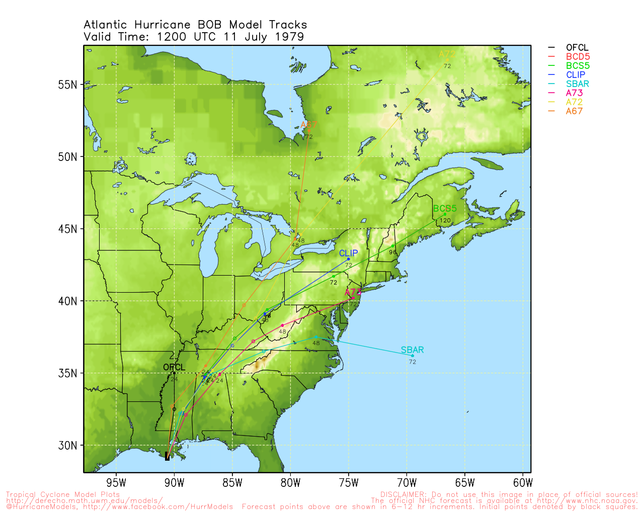 Hurricane Forecast Model Output :: [al041979 Historical Charts]