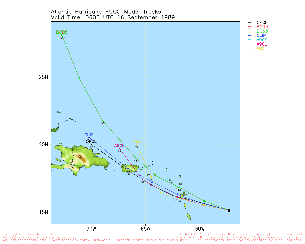 Hurricane Forecast Model Output :: [al111989 Historical Charts]