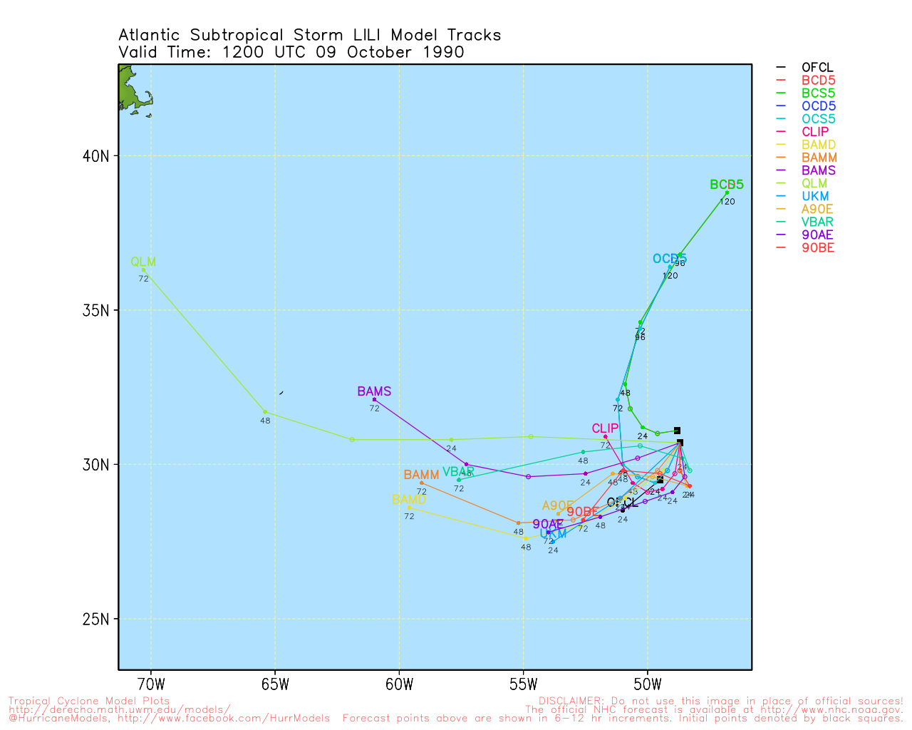 Hurricane Forecast Model Output :: [al141990 Historical Charts]