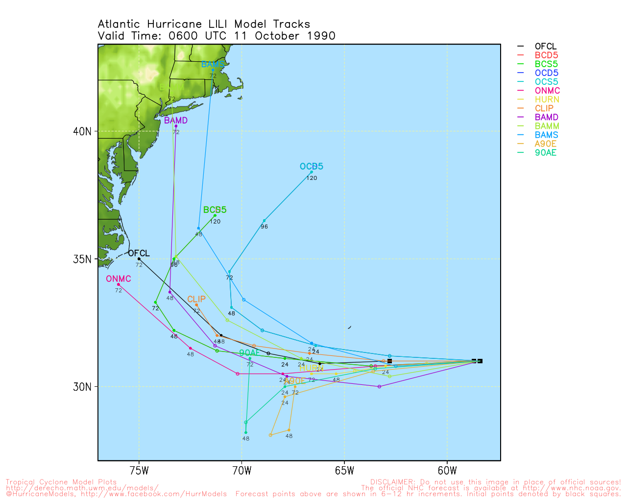 Hurricane Forecast Model Output :: [al141990 Historical Charts]